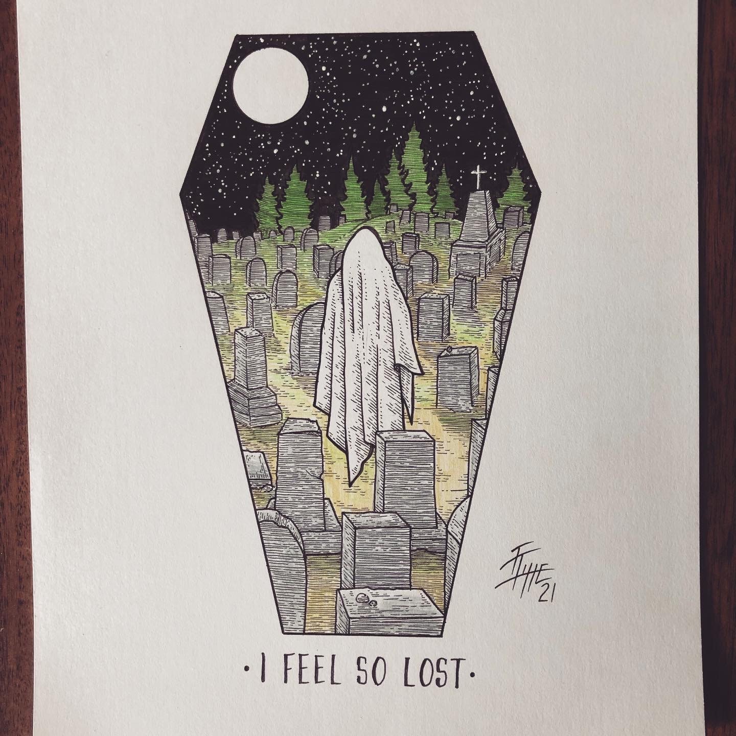 Feeling Lost Drawings