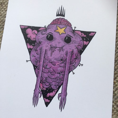 Finn Demented Adv Time Art Print by We Are All Corrupted - Etsy