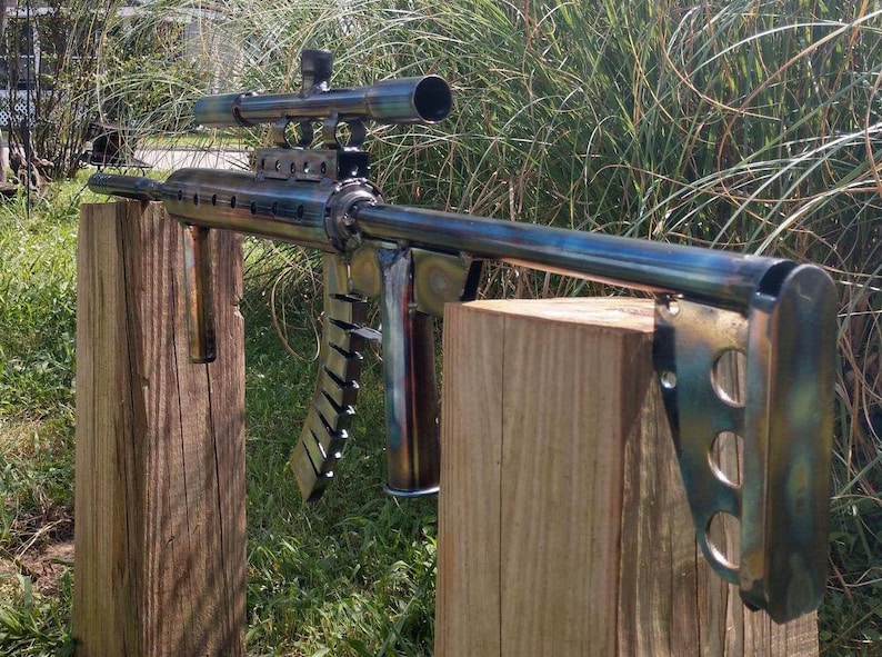 Scrap Metal Gun Sculpture | Etsy