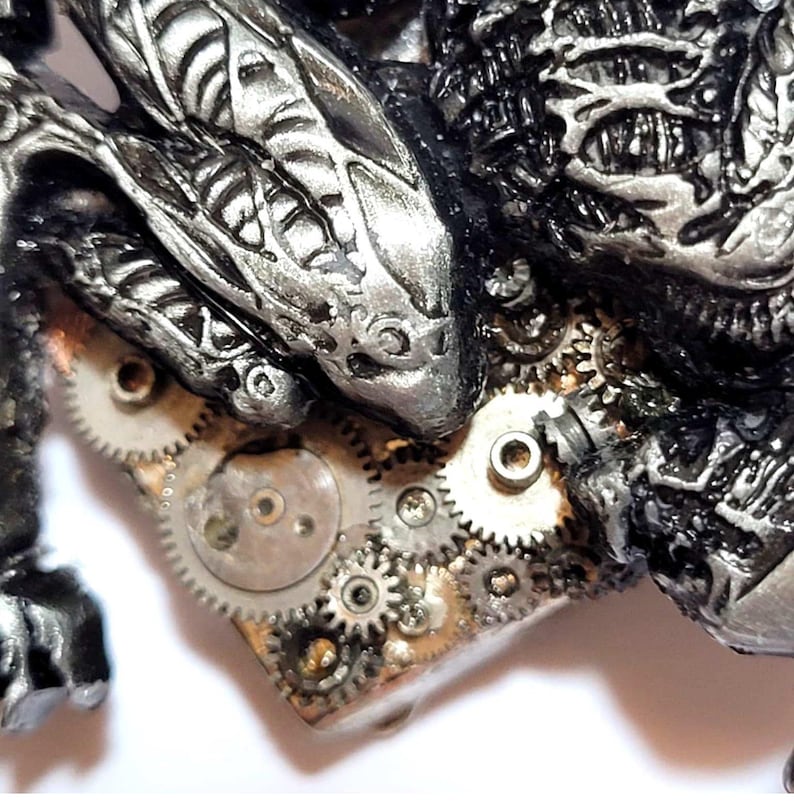 Steampunk Bolo Tie Alien Xenomorph Gothic Jewelry Internecivus Raptus ...