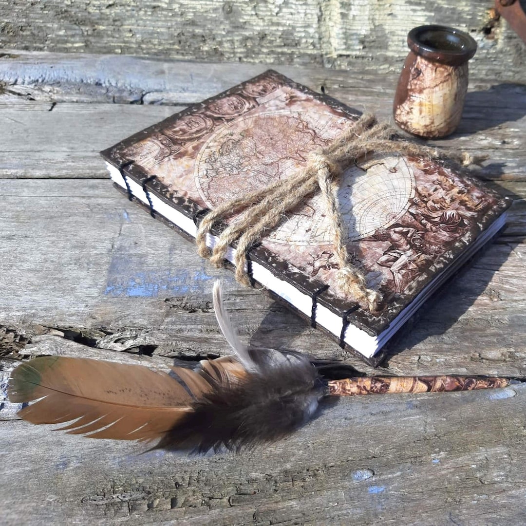 Diary of Old Sea Captain Pirate Planner, Elegant Book Adventures ...