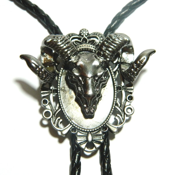 Rams Skull Bolo Tie for Men - Etsy