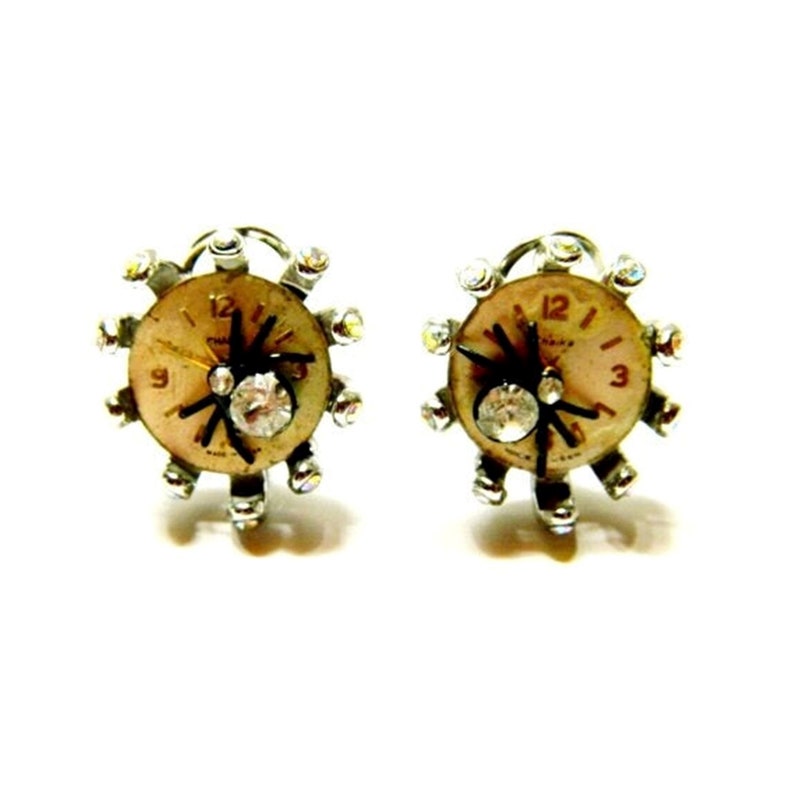 Steampunk Carnivorous Plant, Jewelry Set Pendant Earrings, Patina Old ...