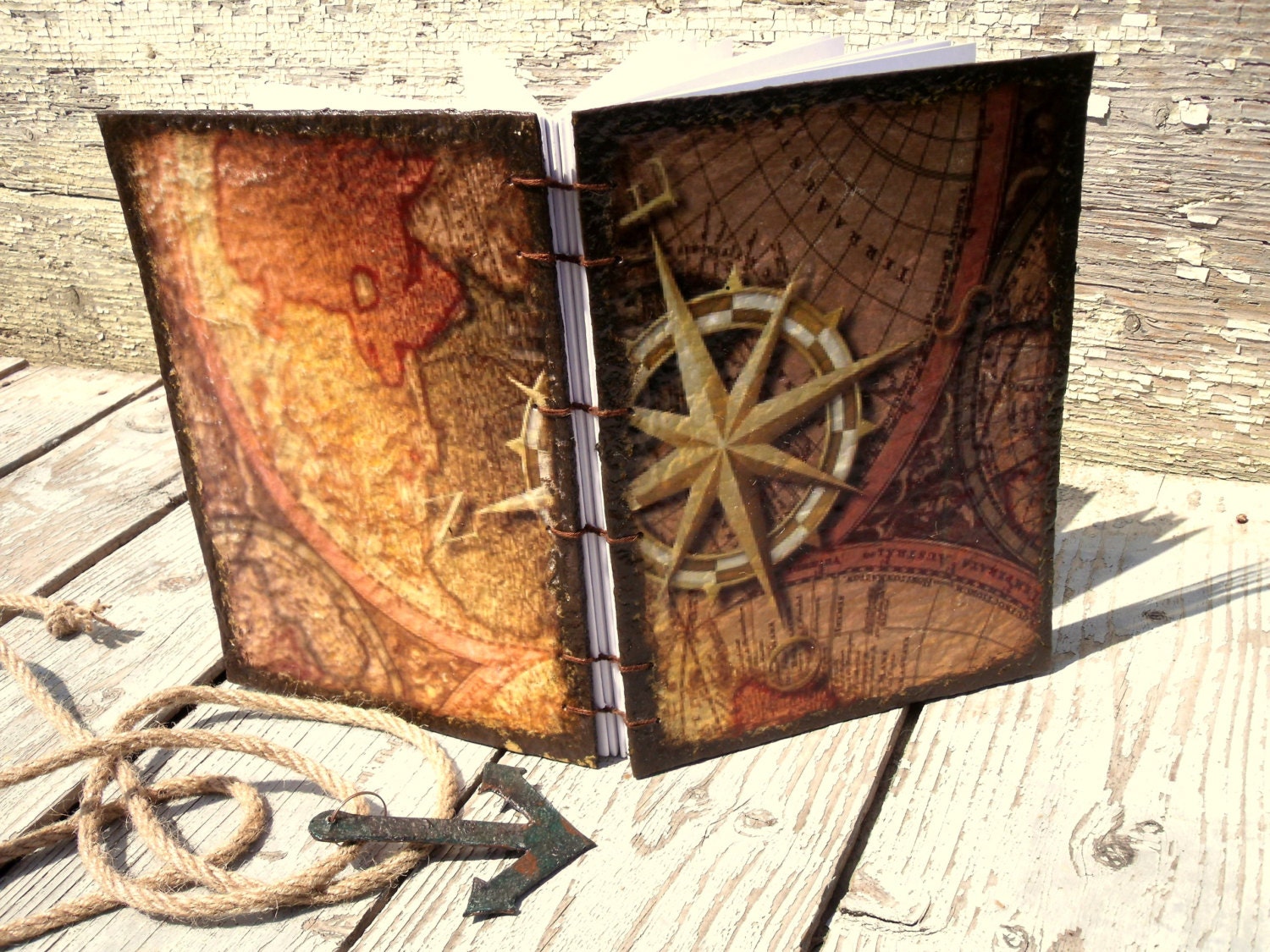 Pirate diary travel journal personal diary for honeymoon or | Etsy