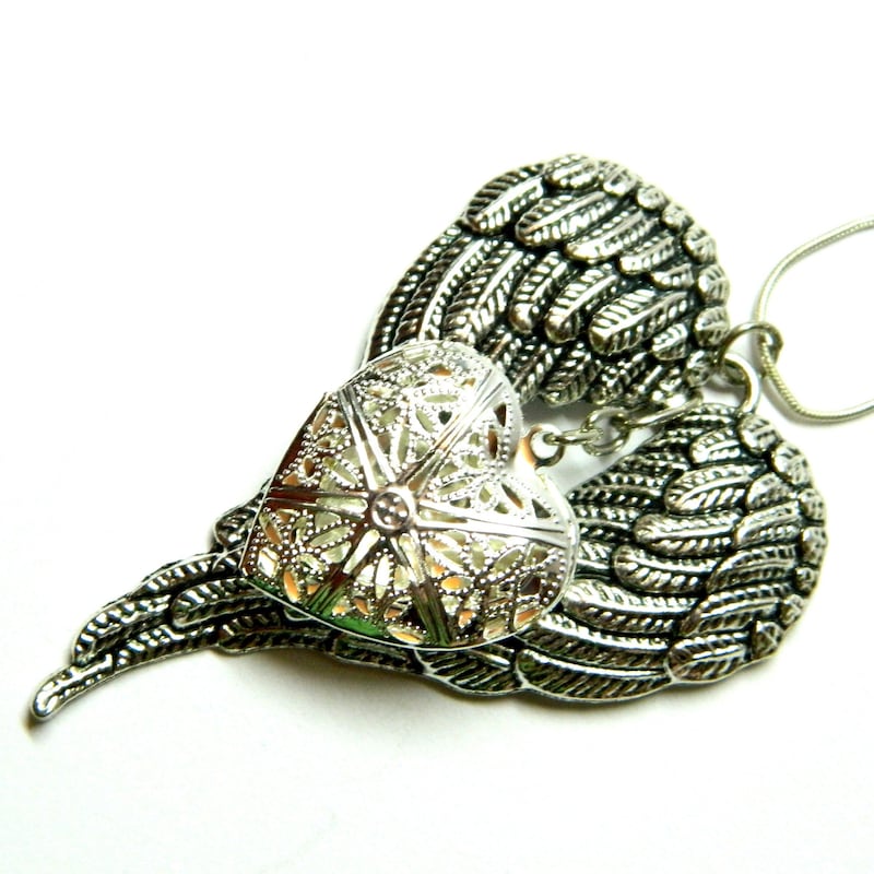 Angel Locket - Etsy