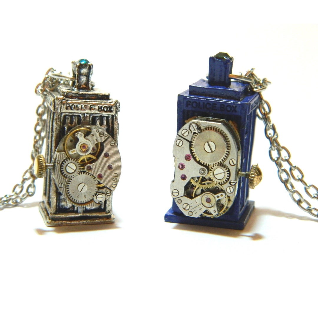 Magnificent Time Machine Police Box Time-travel Vehicles Steampunk 3D ...