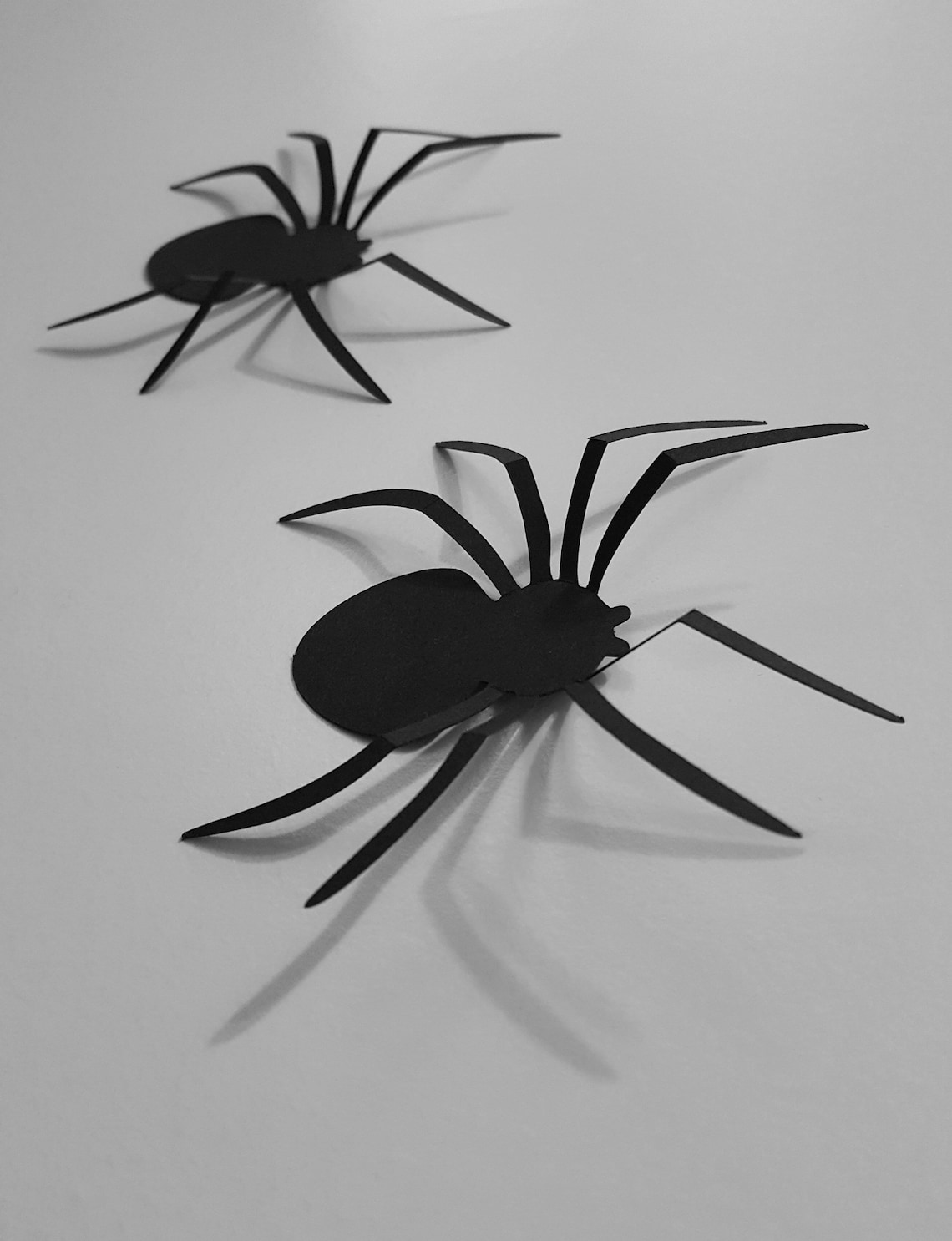 Restickable Paper Spiders Wall Decor | Etsy