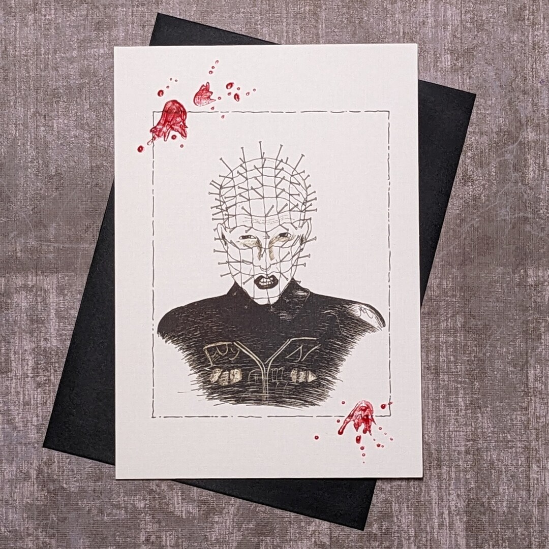 Pinhead Portraits of Horror Greeting Card - Etsy
