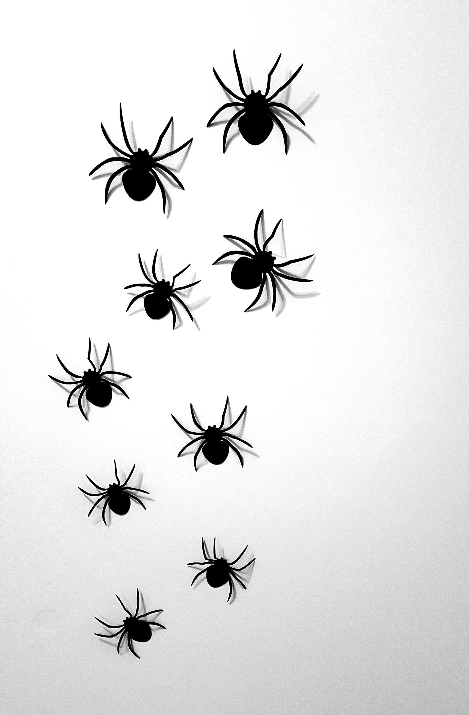 Restickable Paper Spiders Wall Decor | Etsy
