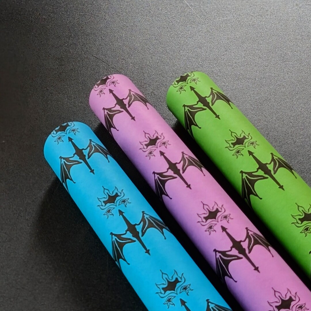 Damask Dragons Goth Wrapping Paper Vintage - Etsy