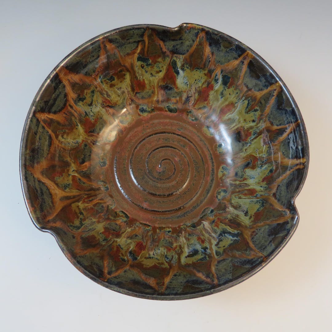 Serving Bowl ~ Pottery Bowl ~ Ceramic Bowls ~ Earth Tone Bowl - Etsy