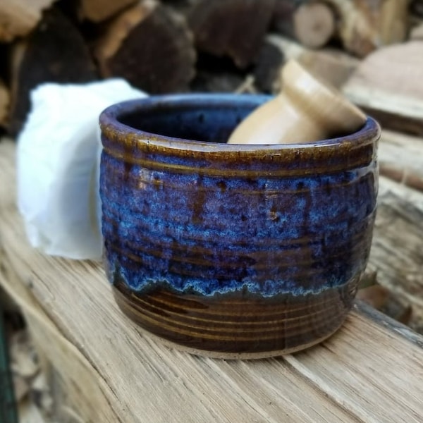 Pottery Shaving Mug - Etsy