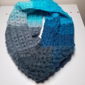 Infinity V-puff Stitch Scarf Crochet Pattern - Digital Download ...