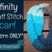 Infinity V-puff Stitch Scarf Crochet Pattern - Digital Download ...