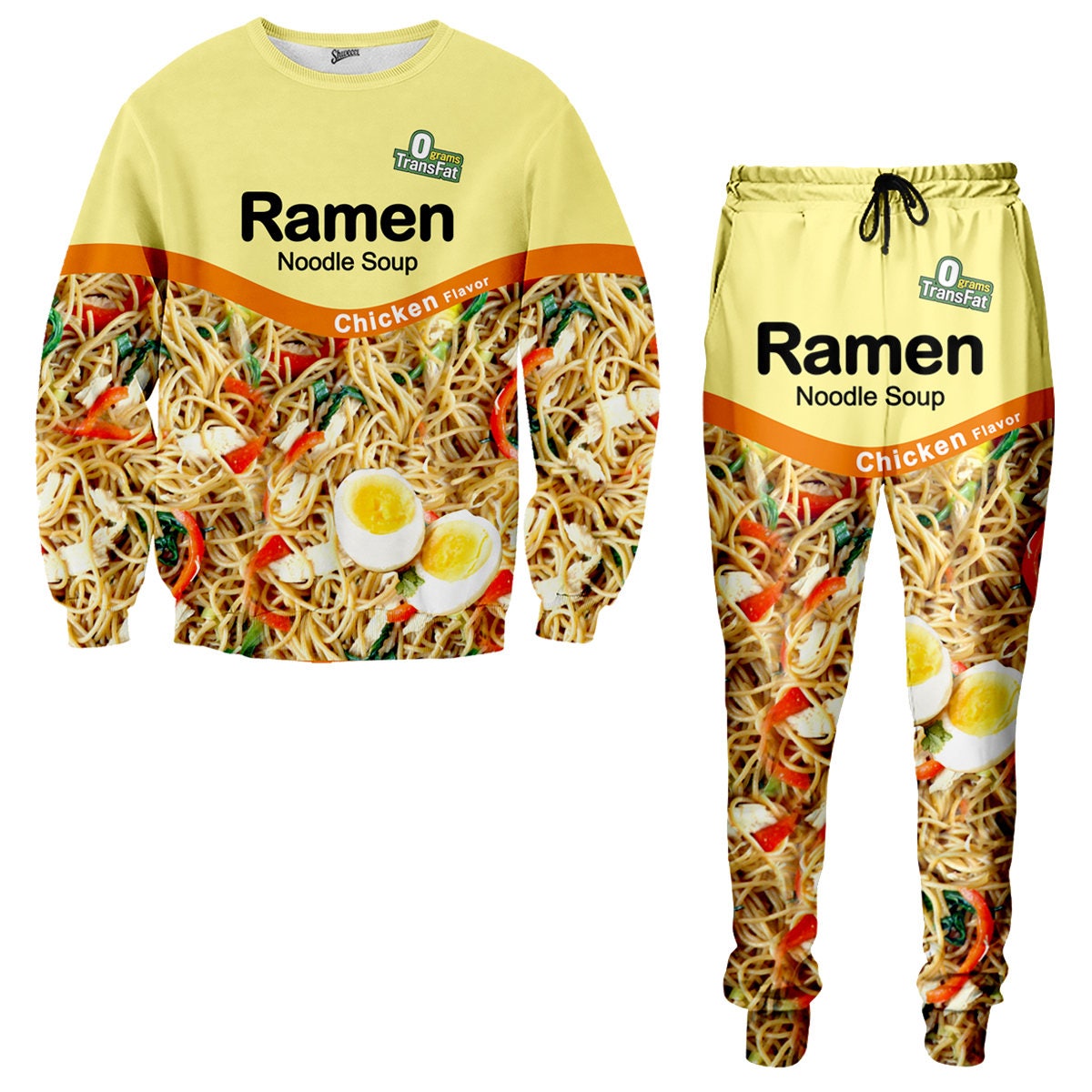 Chicken Ramen Noodle Tracksuit Chicken Ramen Noodle Sweater | Etsy