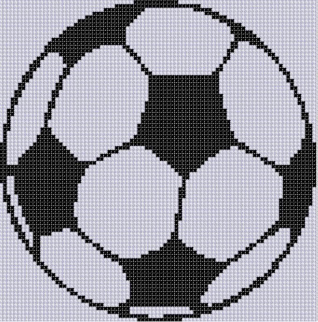 Soccer Ball Cross Stitch Pattern - Etsy