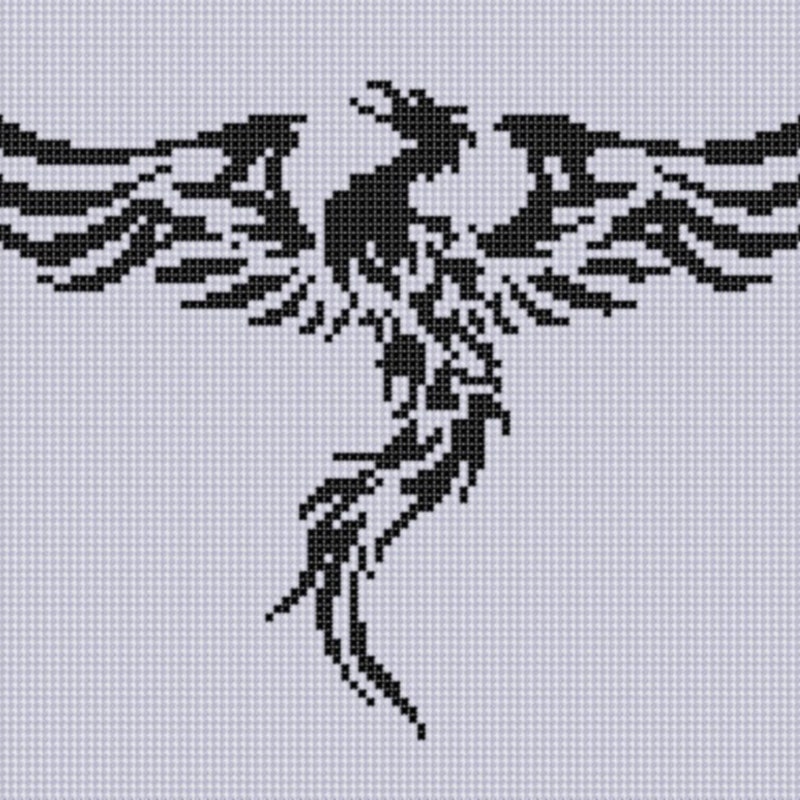 Phoenix Cross Stitch - Etsy