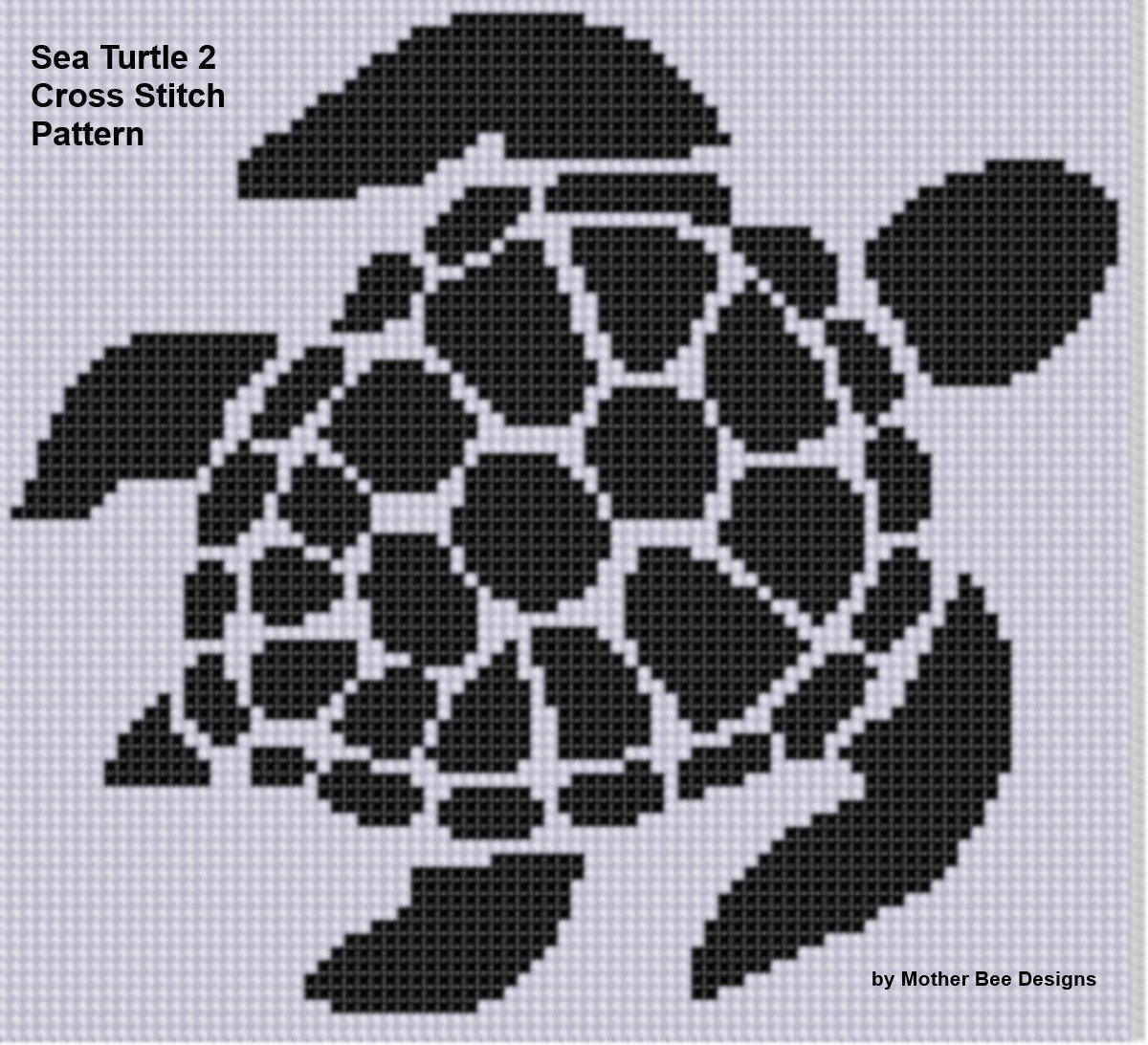 Sea Turtle 3 Cross Stitch Pattern - Etsy