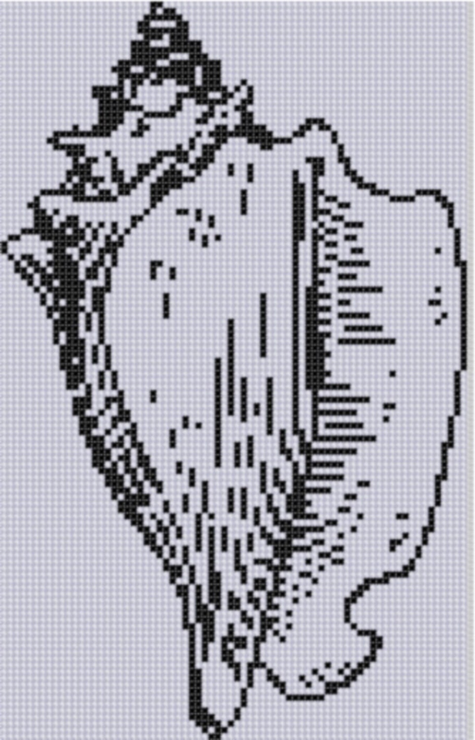 Conch Shell Cross Stitch Pattern - Etsy
