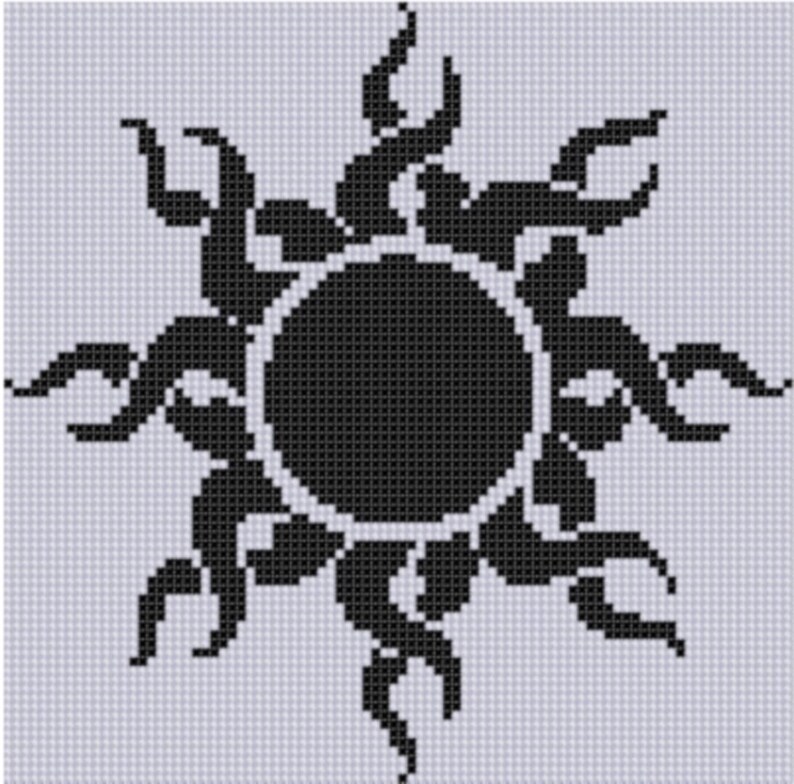 Sun 3 Cross Stitch Pattern - Etsy