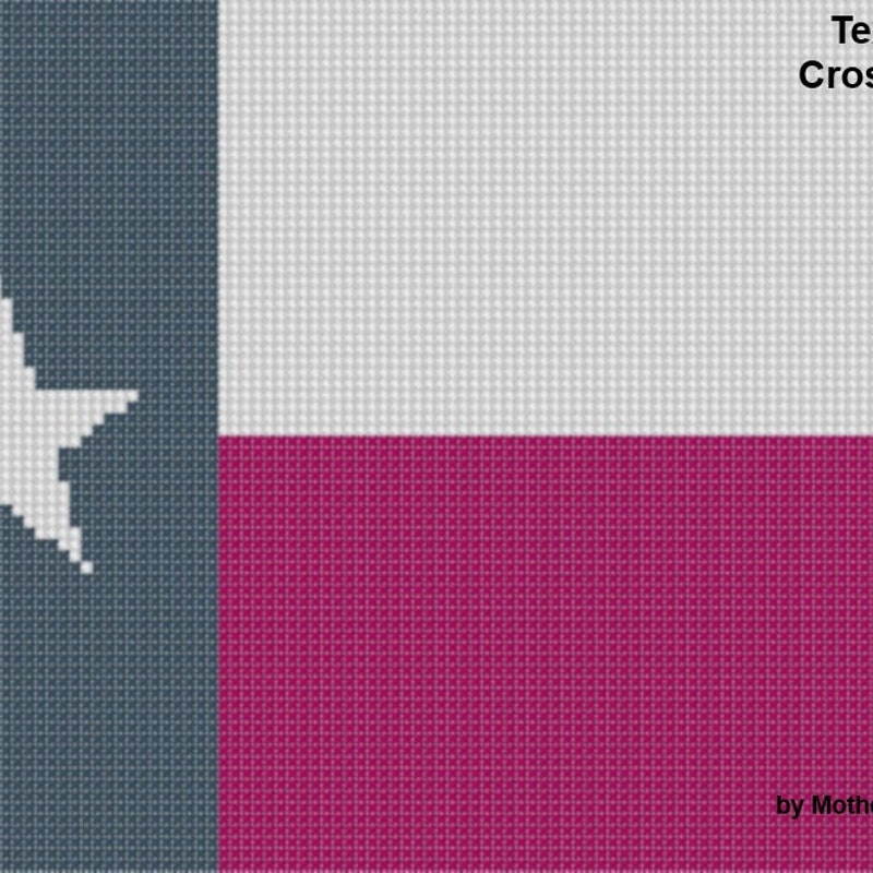 Texas Cross Stitch - Etsy