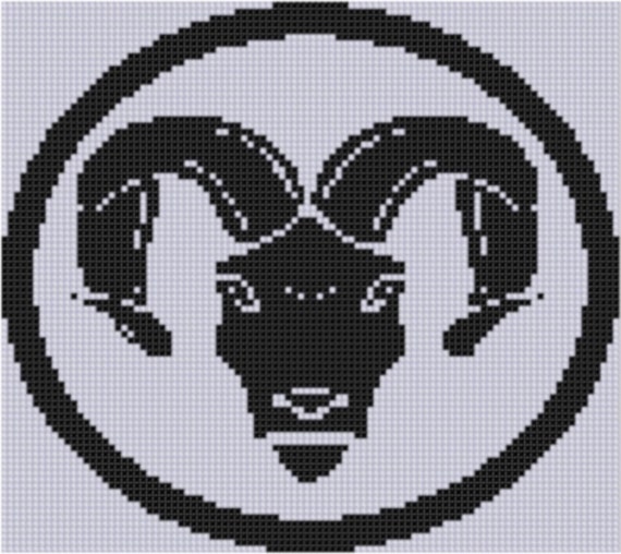 Zodiac Aries Cross Stitch Pattern | Etsy
