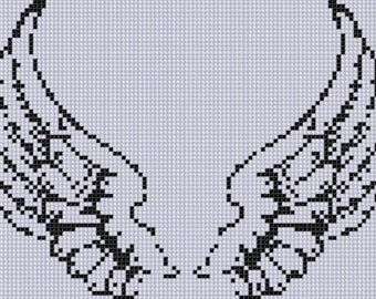 Counted Cross Stitch Pattern PDF. Instant Download. Angel - Etsy