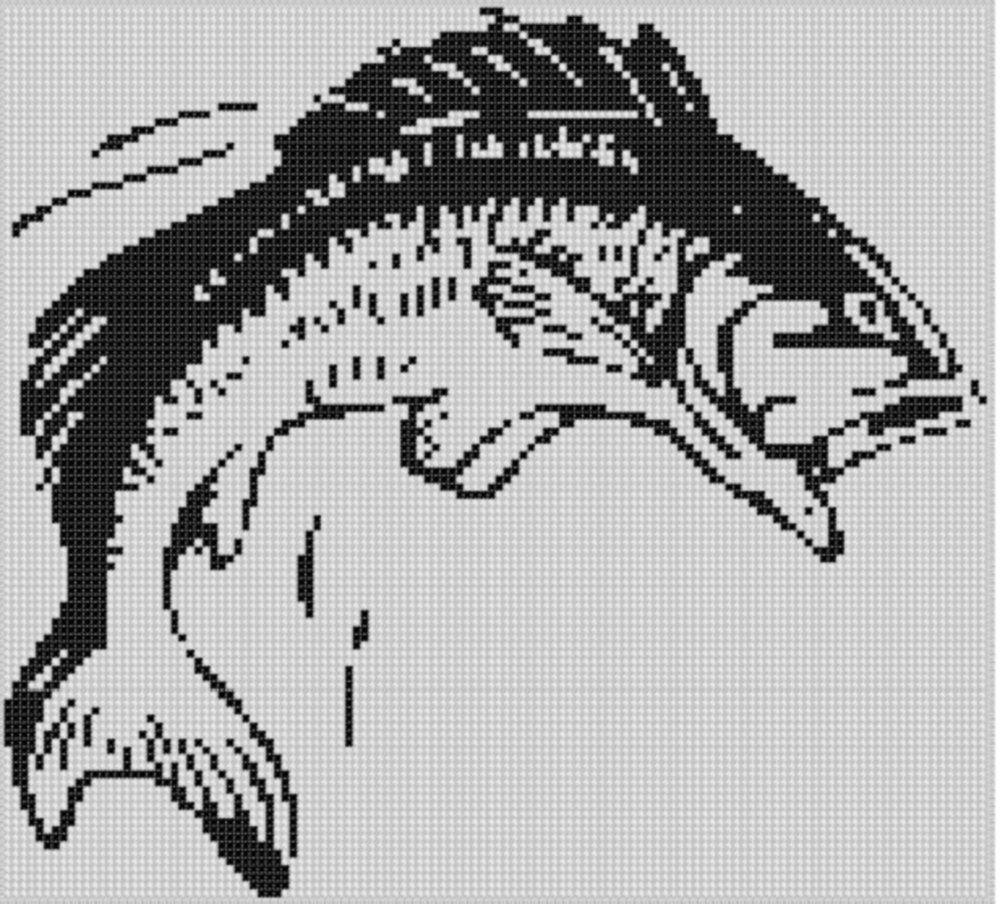 Fish Cross Stitch Pattern | Etsy