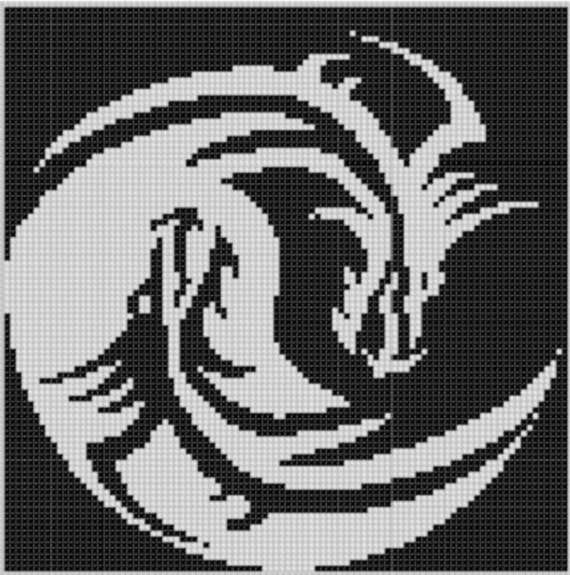 Ying Yang Dragon Graph Pattern 424 Yang Chart Images, Stock Photos, 3D