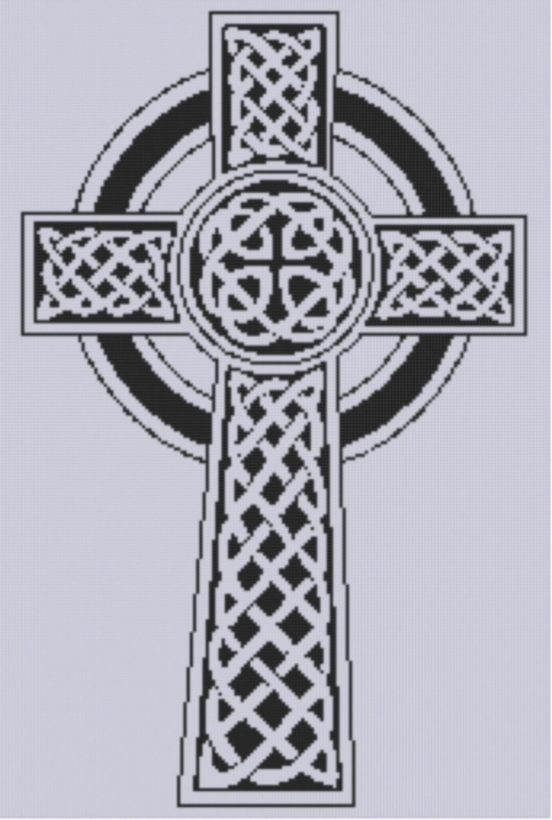 Celtic Cross Cross Stitch Pattern - Etsy