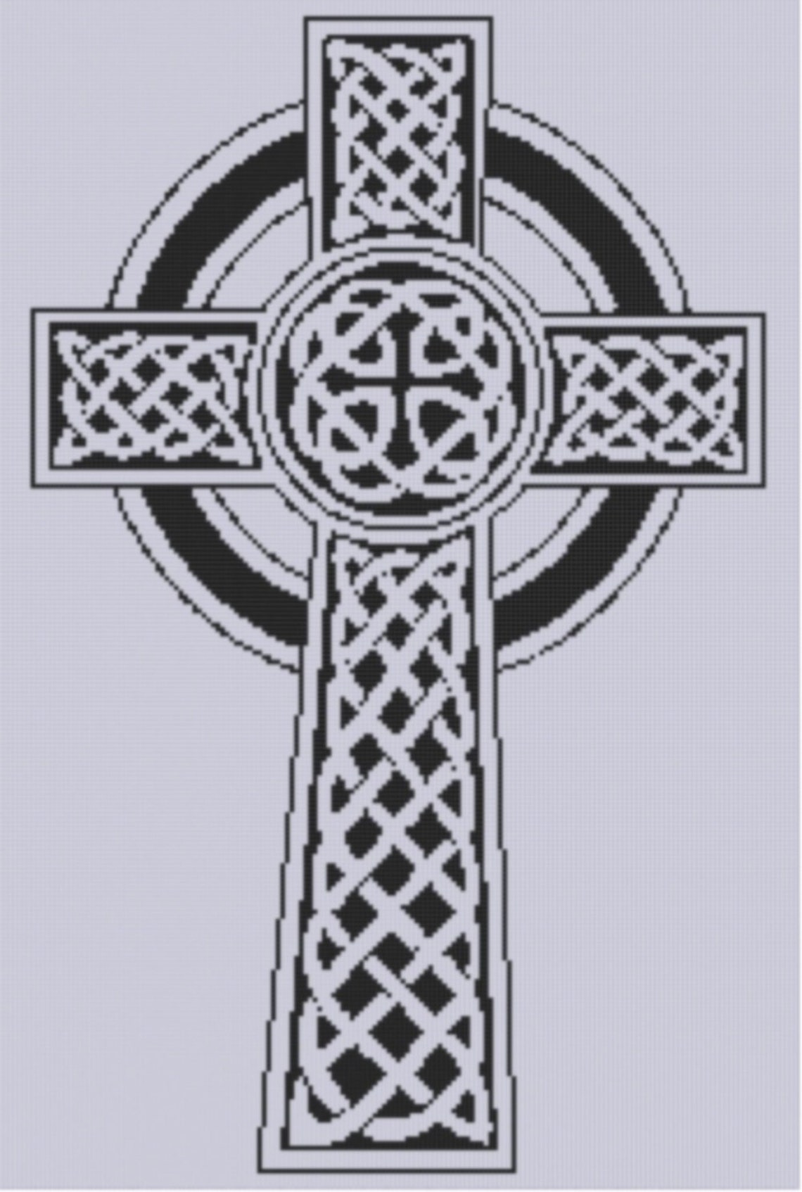 Celtic Cross Cross Stitch Pattern - Etsy