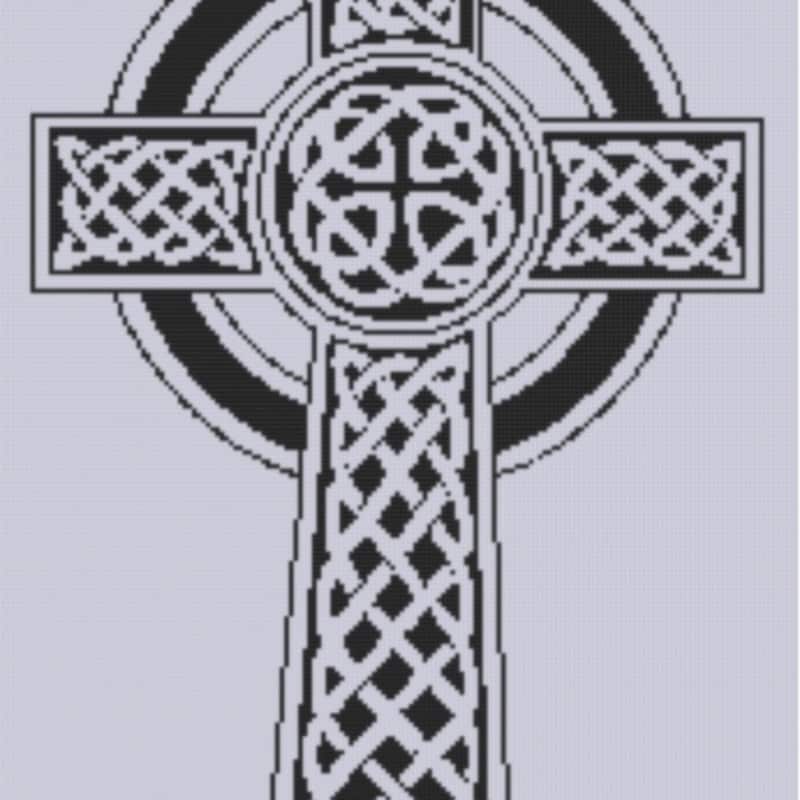 Celtic Cross Cross Stitch Pattern - Etsy