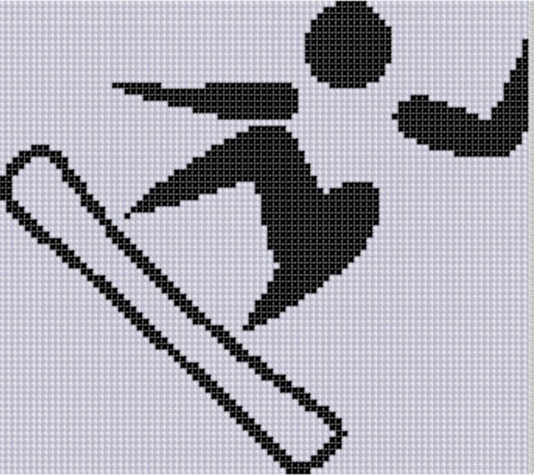 Snowboard Cross Stitch Pattern - Etsy