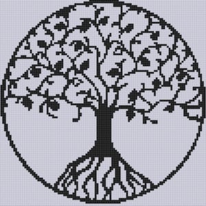 Tree of Life Cross Stitch Pattern - Etsy