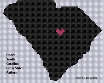 South Carolina Gamecocks Cross Stitch Pattern | Etsy