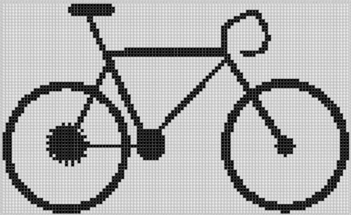Bike Cross Stitch Pattern - Etsy