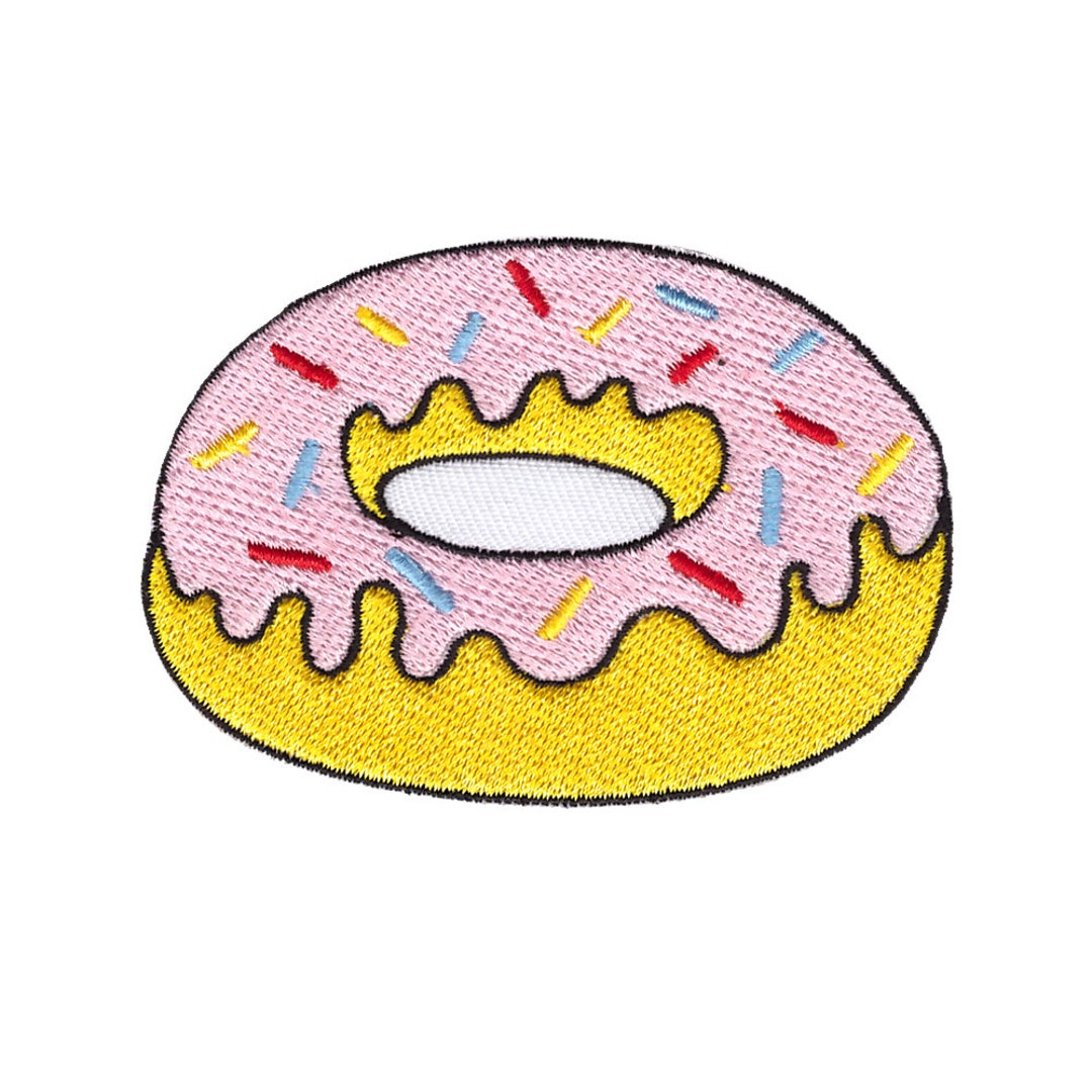 Donut Iron on Patch - Etsy