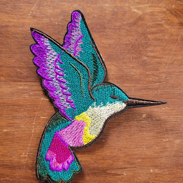 Hummingbird Applique - Etsy