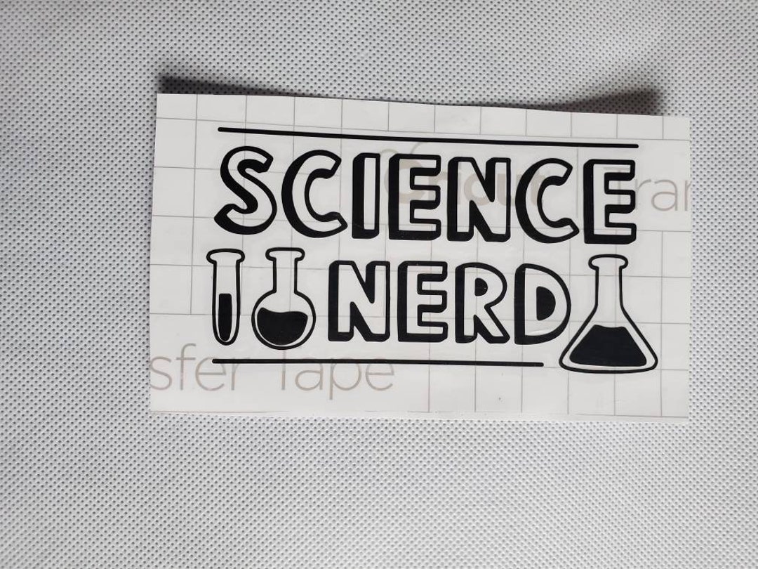 Science Nerd Decal - Etsy