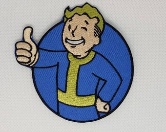 Fallout Vault-tec Corporation Emblem Iron-on Embroidered Patch, Custom ...