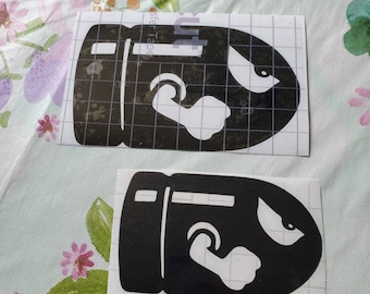 Bullet Bill Sticker | Etsy