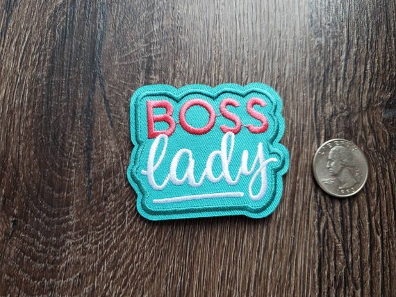 Boss Lady Iron On Patch | Etsy