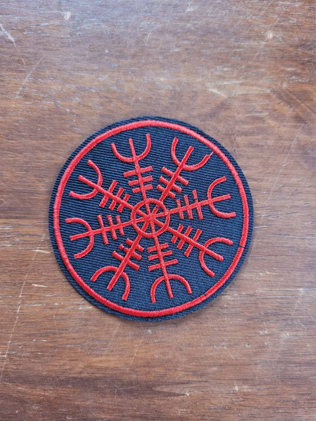 Viking Ares Protection Symbol Iron on Patch - Etsy