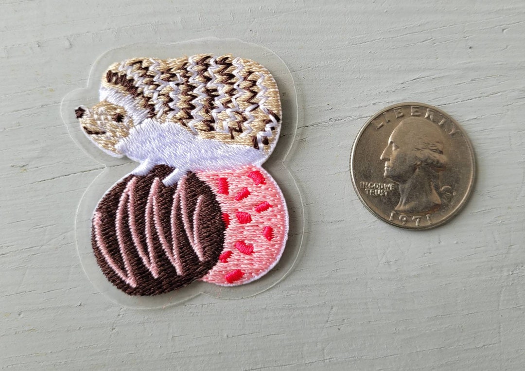 Hedgehog With Truffles Iron on Patch - Etsy