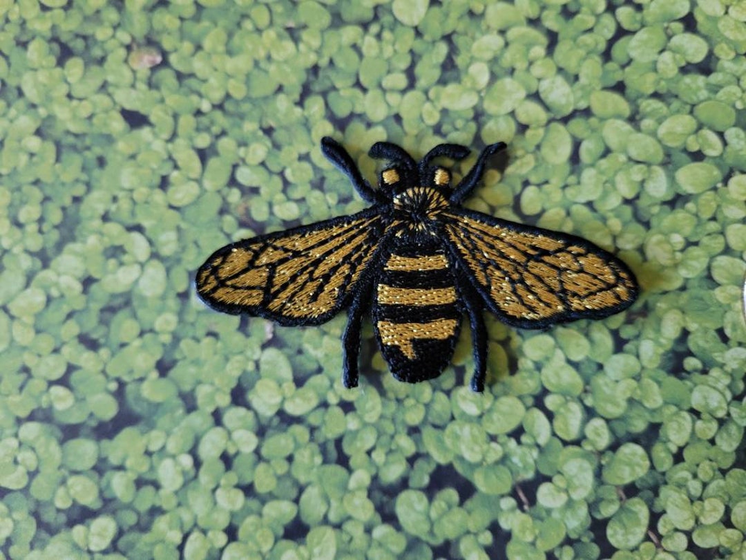 Bumble Bee Iron-on Patch - Etsy