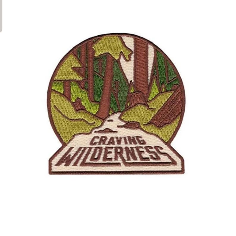 Wilderness Iron on Patch - Etsy