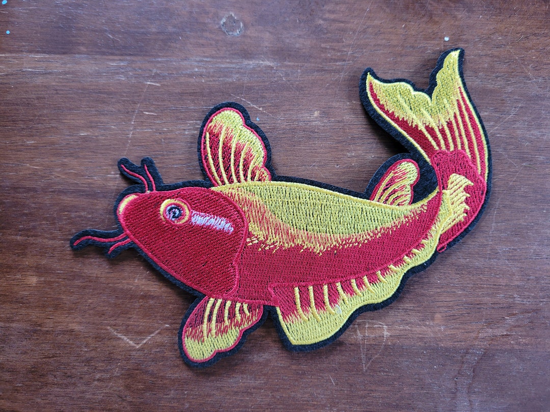 Koi Fish Iron on Patch - Etsy