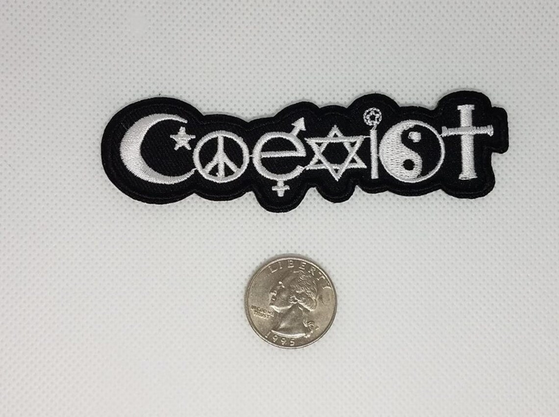 Coexist Iron on Patch - Etsy