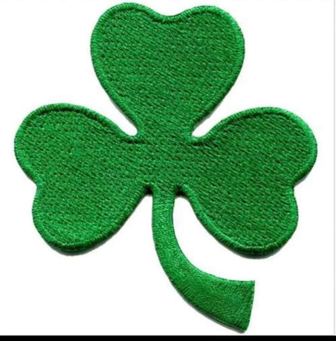 3 Leaf Clover | Shamrock Iron on Patch - Etsy