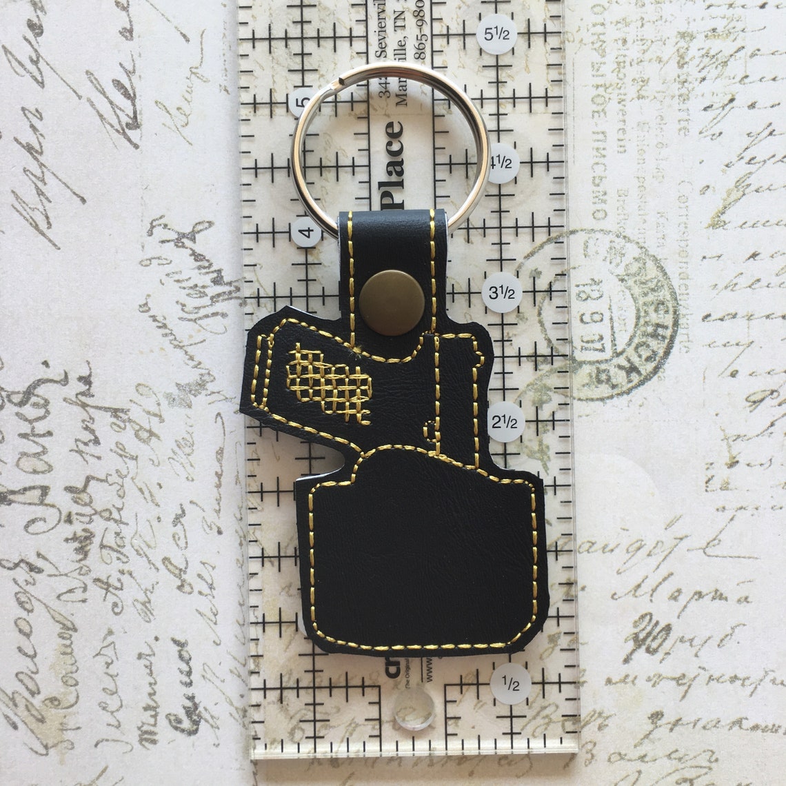 Hand Gun Key Fob CUSTOMIZABLE Concealed Carry Permit Gun | Etsy